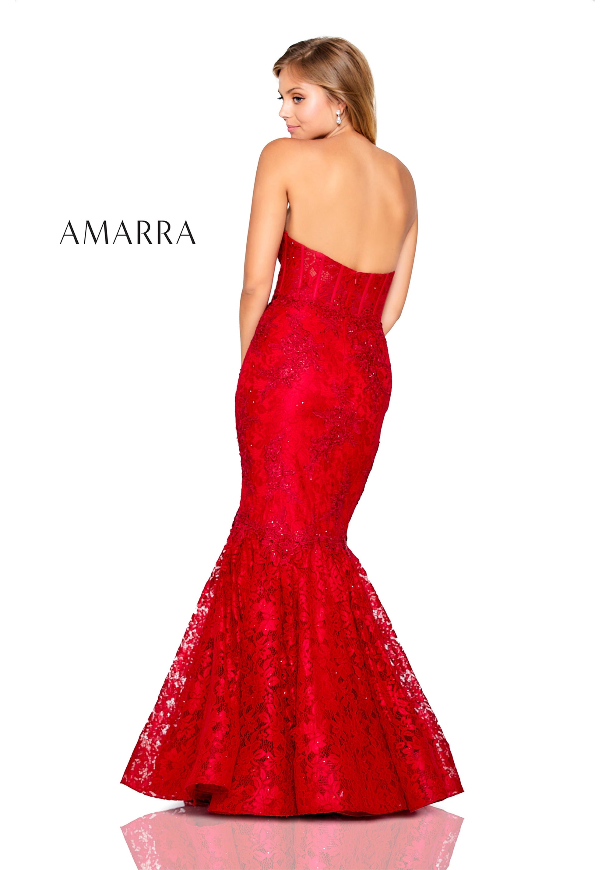 Description: Strapless gowns are daring and beautiful. Style 20261’s corset bodice amps up this ...